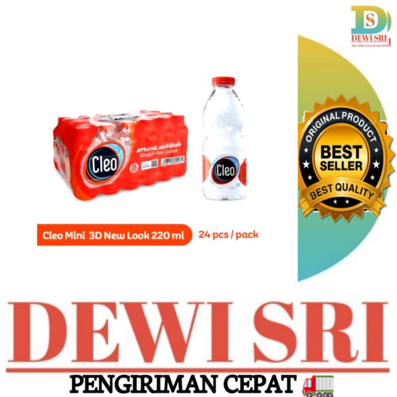 Jual Air CLEO Botol 220ml 1Dus isi 24 Botol | Shopee Indonesia