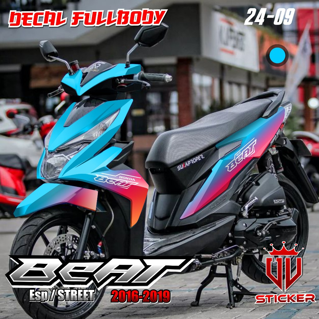 Jual Sticker Decal Full Body Honda Beat Esp Street 2016 2017 2018 2019 ...