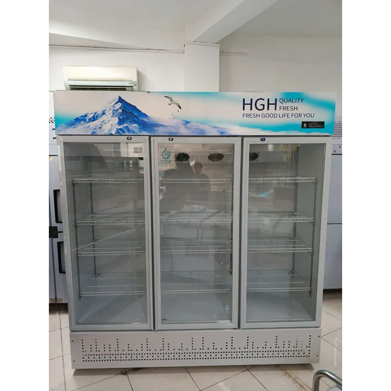 Jual kulkas chiller showcase 3 pintu baru 100% | Shopee Indonesia