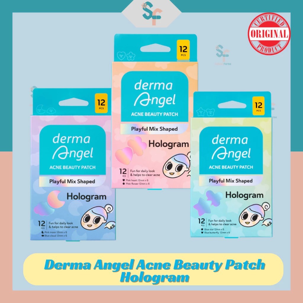 Jual Derma Angel Acne Beauty Patch Hologram Series | Shopee Indonesia