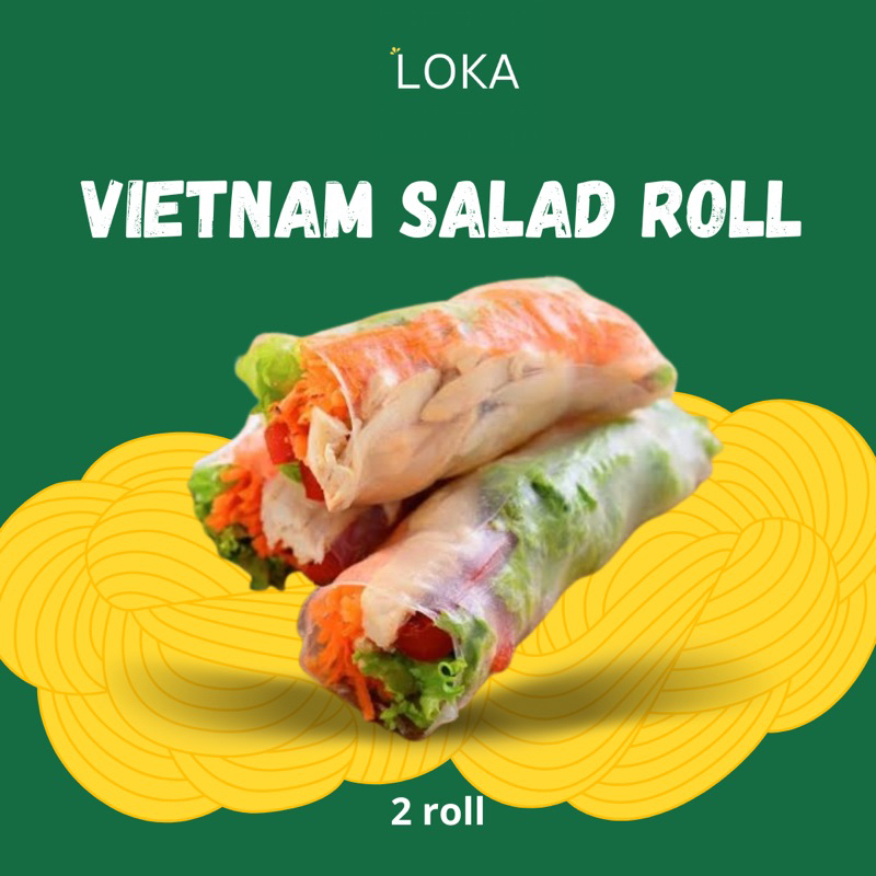 Jual SALAD ROLL VIETNAM BY LOKA | SALAD ROLL SAYUR | Shopee Indonesia