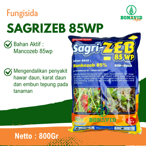 Jual Fungisida SAGRIZEB KUNING 85 WP 800 GR | Shopee Indonesia