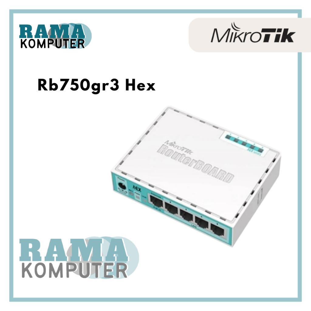 Jual Mikrotik Routerboard Hex Series RB750Gr3 | Shopee Indonesia