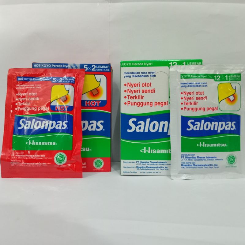 Jual Koyo Salonpas Putih / Merah / Hitam - Nyeri Otot | Shopee Indonesia