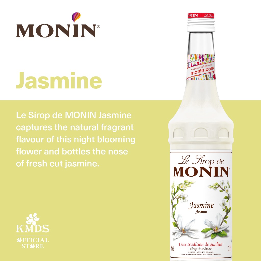 Jual Monin Jasmine 70 CL 700 ML | Shopee Indonesia