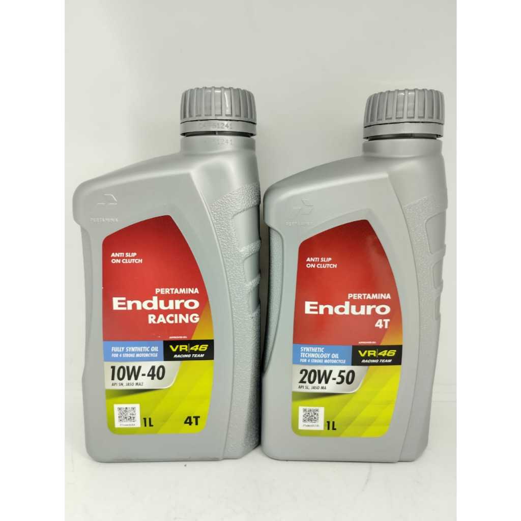 Jual Pertamina Enduro Racing Sae 10/40 4T 1 Liter , Enduro 4T Sae 20w ...
