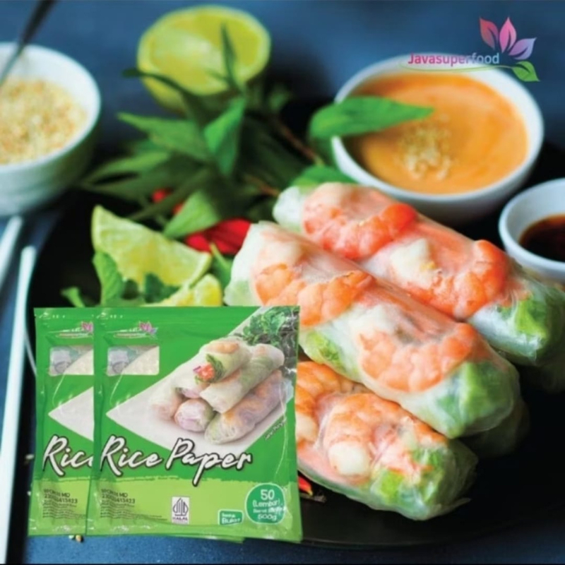 Jual Rice paper kulit lumpia vietnam spring roll banh trang High ...