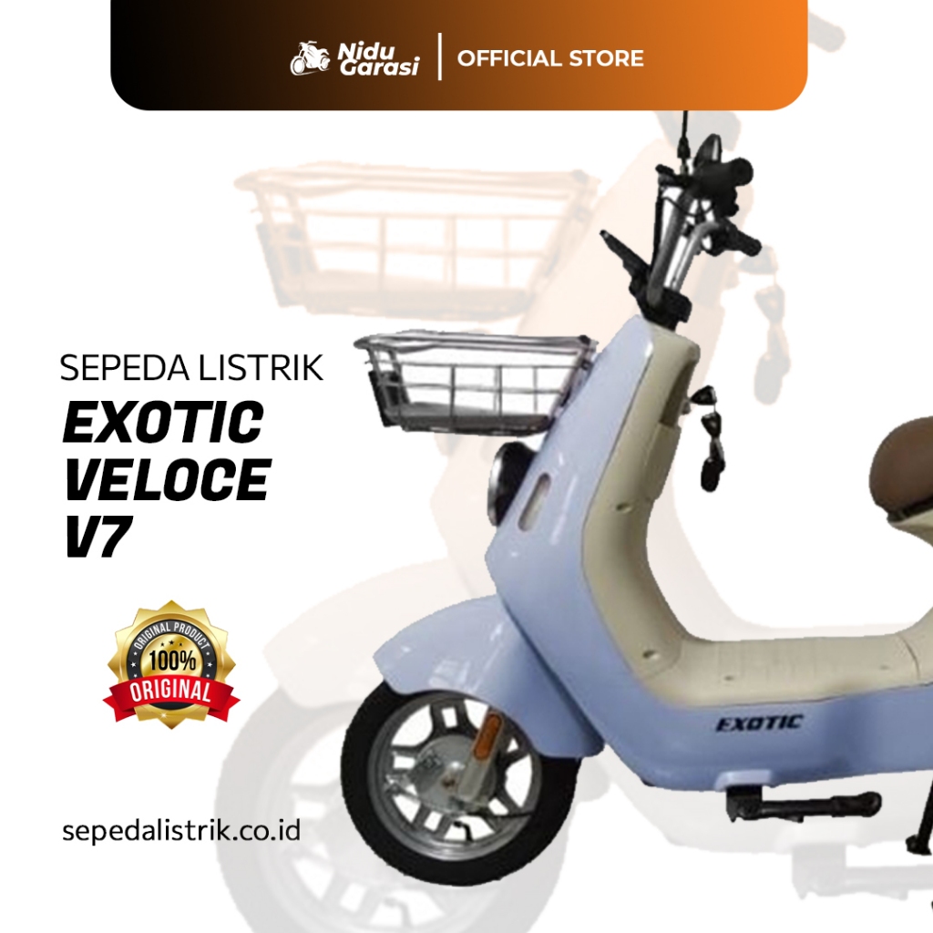 Jual SEPEDA LISTRIK EXOTIC VELOCE V7 | Shopee Indonesia