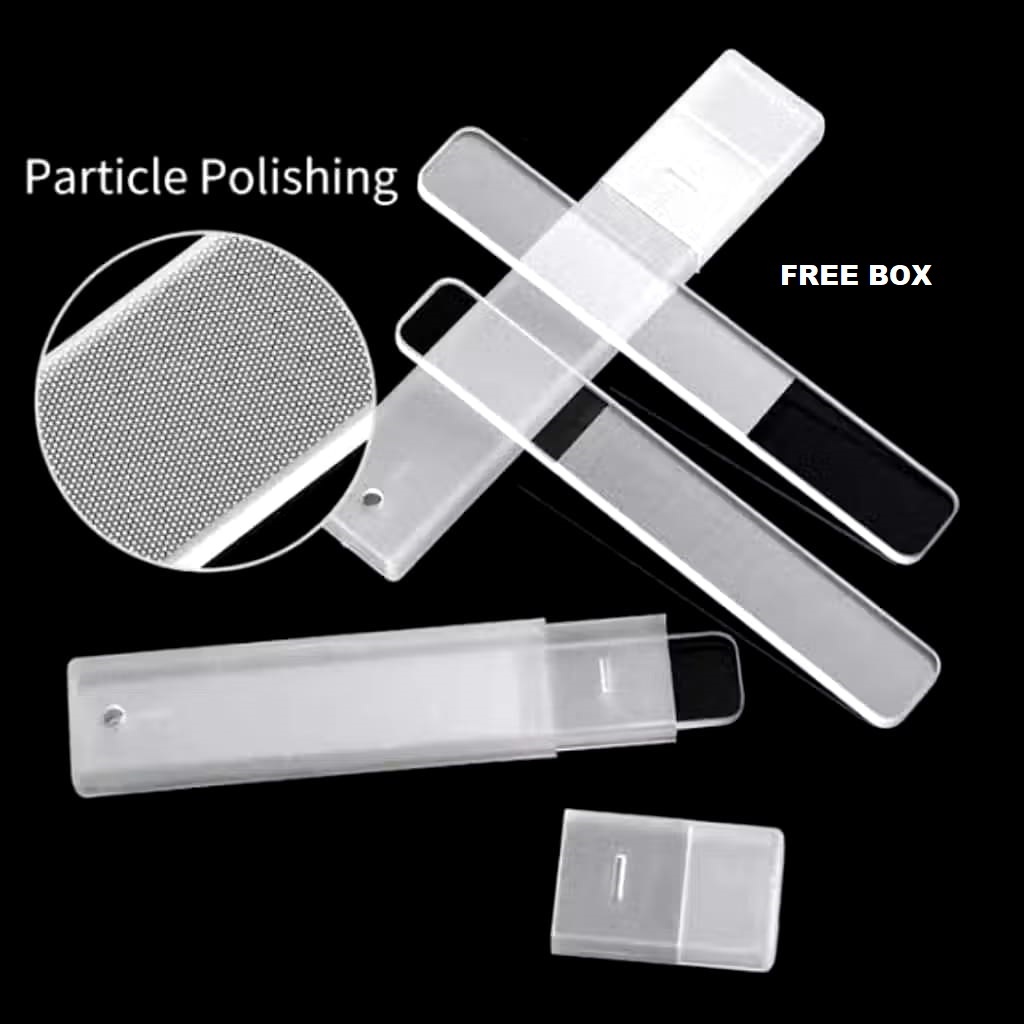 Jual AB85 FREE BOX Pengkilap Kuku Kaca Pengikir Kuku Nano Glass Kikir ...