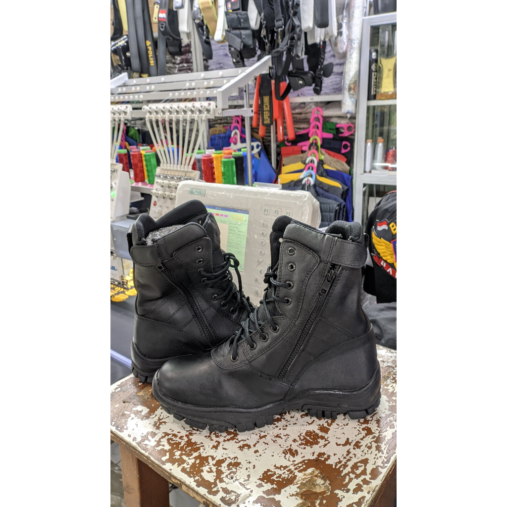 Jual SEPATU PDL SATPAM/SEPATU PDL SCURITY/SEPATU PDL POLPP | Shopee ...