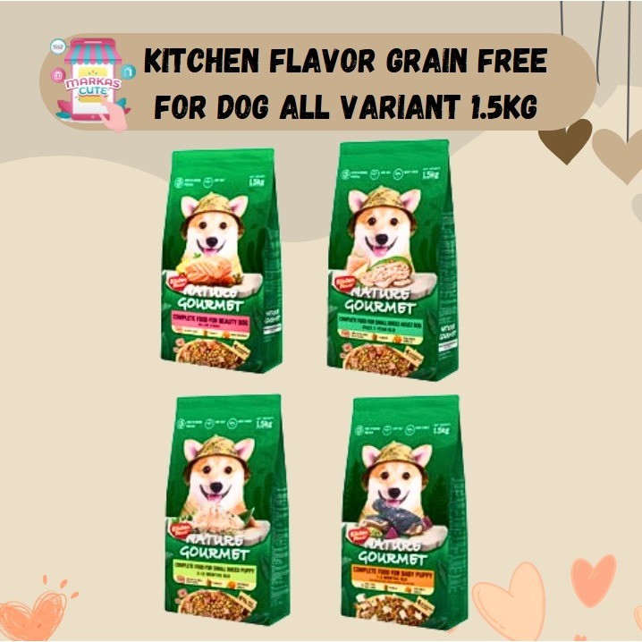Jual Kitchen Flavor DOG Nature Gourmet 1,5kg - Dog Food Kitchen Flavor | Shopee Indonesia