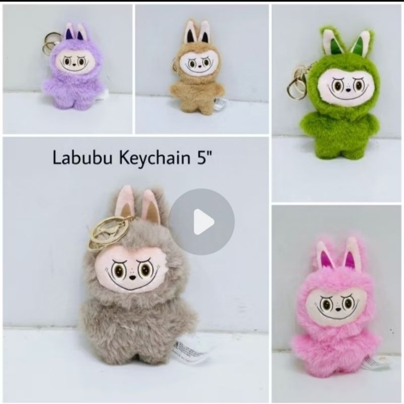 Jual ( Surabaya ) (COD) Gantungan kunci Labubu/ Gantungan tas Labubu ...
