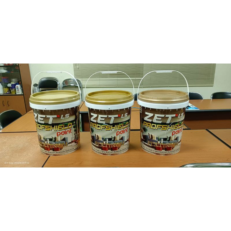 Jual cat tembok ZET ls PROFSHIELD paint PLATINUM | Shopee Indonesia