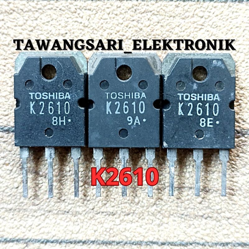 Jual MOSFET K2610 ORIGINAL FET K2610 MOSFET 2SK2610 | Shopee Indonesia