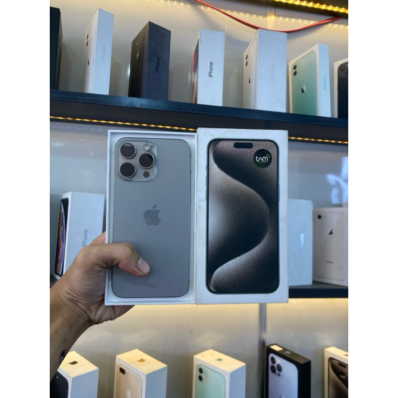 Jual iphone 15 Promax 256Gb second likenew bh91% garansi november 2024 ...