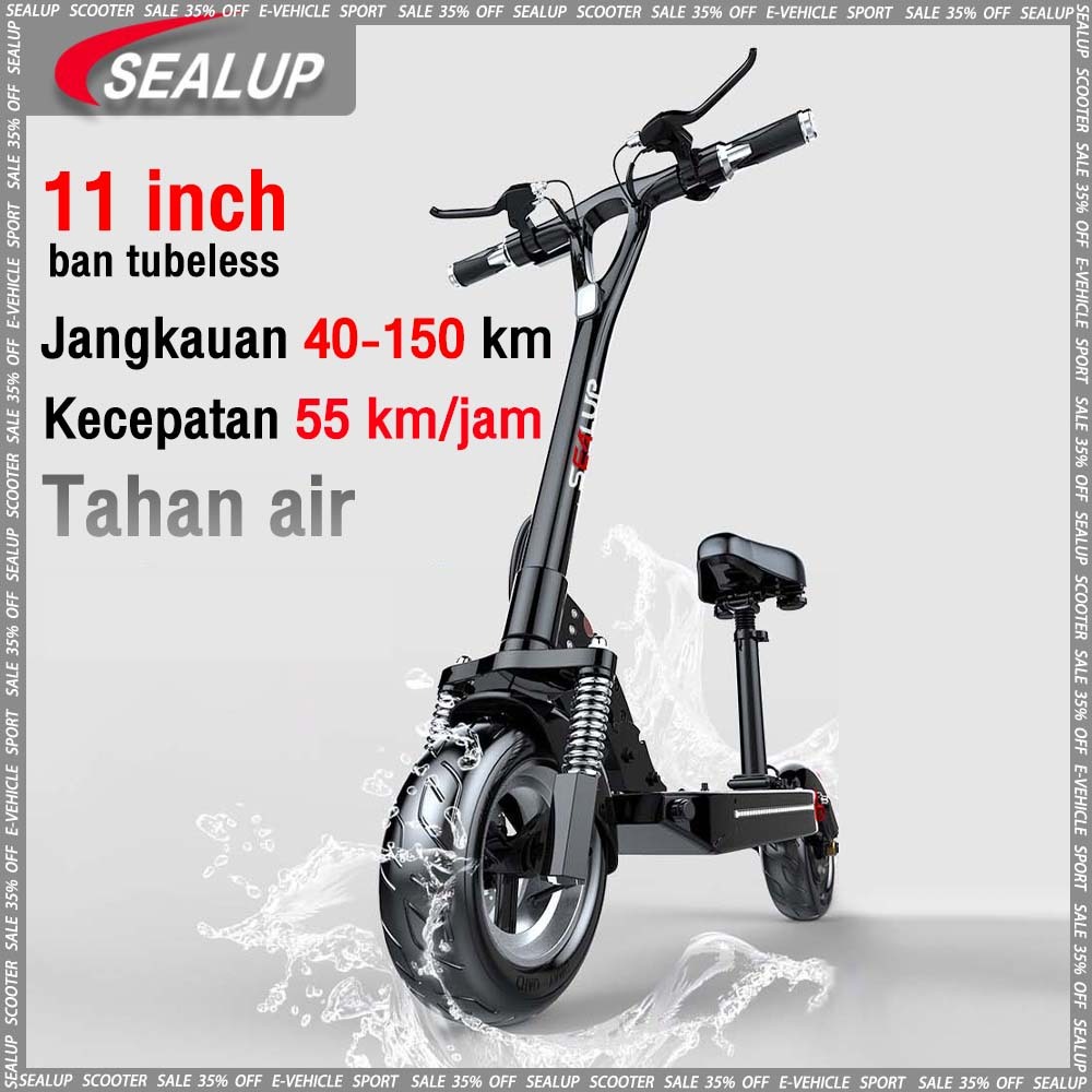 Jual 【Garansi Resmi】Skuter listrik SEALUP Q21 sepeda listrik exotic 48V ...