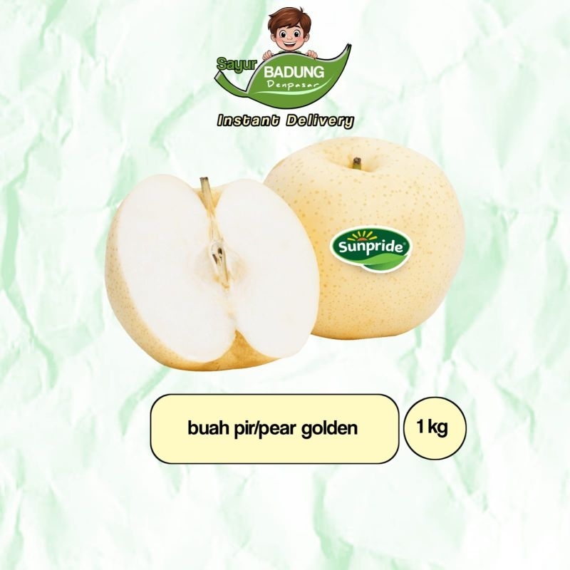 Jual Buah pir Golden 1kg _ Sayur Instan Badung | Shopee Indonesia