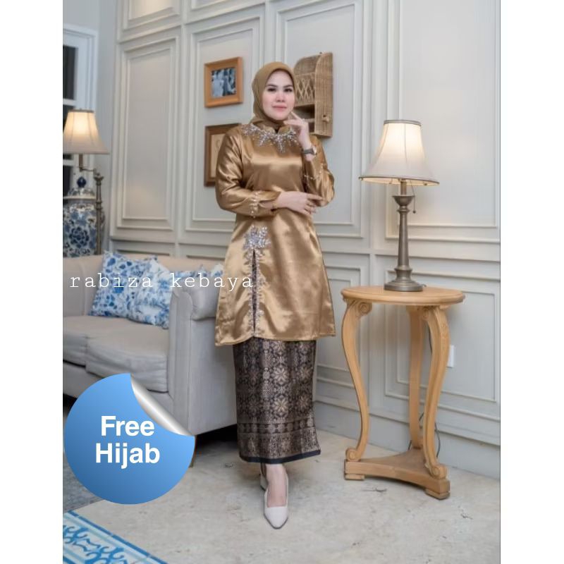 Jual Stelan Baju Kebaya Kurung Tunik Melayu Payet Bridal Terbaru ...