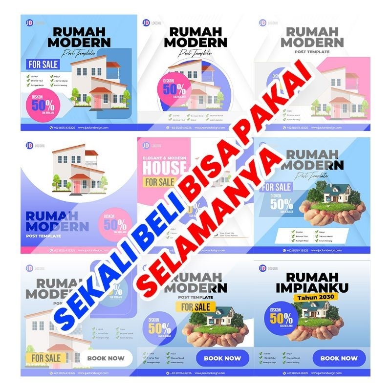 Jual Template Design Grafis Property - ppt | Shopee Indonesia