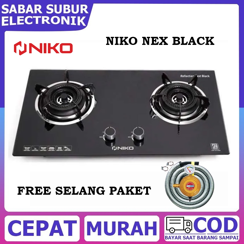 Jual KOMPOR NIKO KACA NEXT BLACK 2TUNGKU BISA TANAM DAN DI MEJA ...