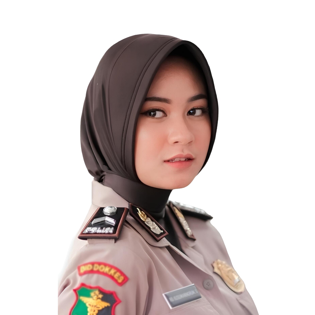 Jual Richiesto Hijab Dinas Pet Anti Tembem Polwan PNS Bhayangkari ...