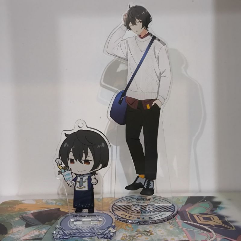 Jual ritsu sakuma animate cafe acrylic stand ensemble stars chibi ...