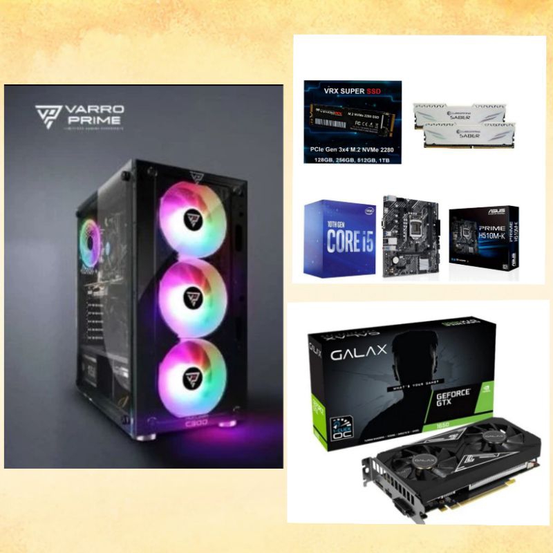 Jual Rakitan PC Rendering / Editing / Gaming Intel Core i5 10400F Gen 10 LGA 1200 VGA GTX 1650 ...