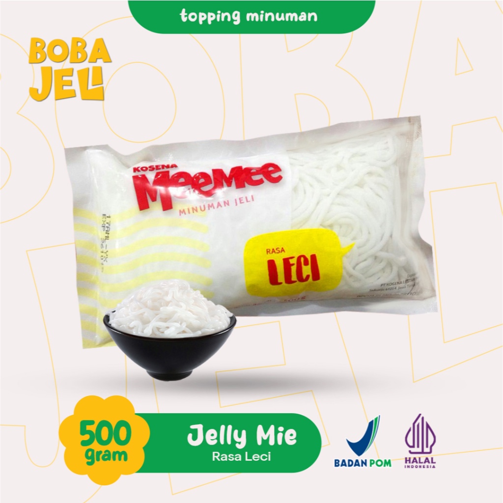 Jual Jelly Mie Putih MeeMeee Rasa Leci 500gr | Shopee Indonesia