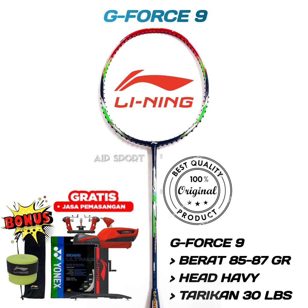 Jual Raket Badminton Lining Turbo X 50,60,70 Original | Shopee Indonesia