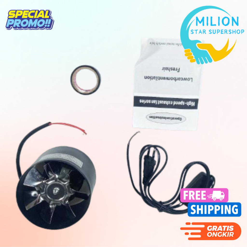 Jual Exhaust Fan Kipas Penghisap Pembuangan Asap Dapur | Shopee Indonesia