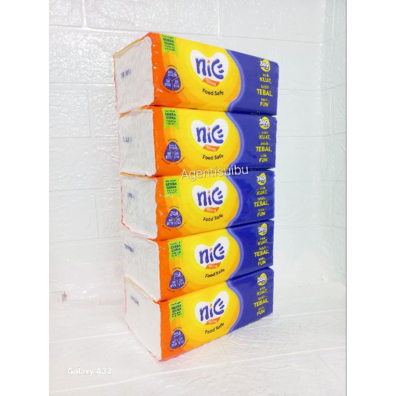 Jual (paket 5 pack) NICE Facial Tissue isi 360Helai 2Ply. Tisu Nice ...
