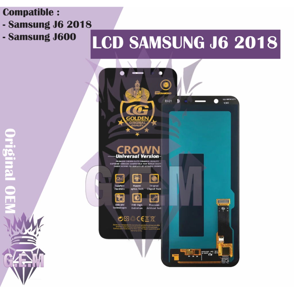 Jual LCD TOUCHSCREEN SAMSUNG GALAXY J6 2018 / J600 FULLSET COMPLETE ORIGINAL | Shopee Indonesia