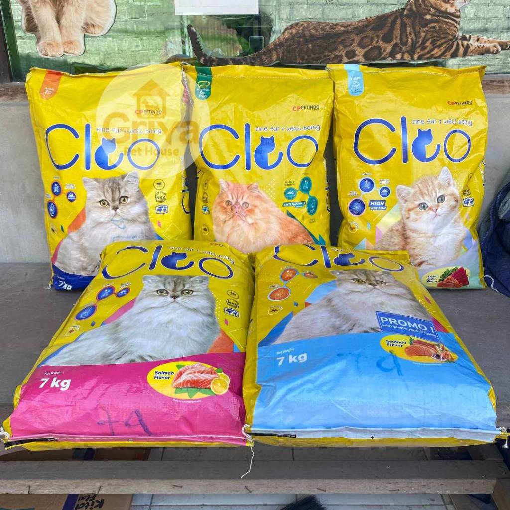Jual Cleo Cat Food 7 Kg All Varian / CLEO ADULT SALMON / TUNA / SEAFOOD ...