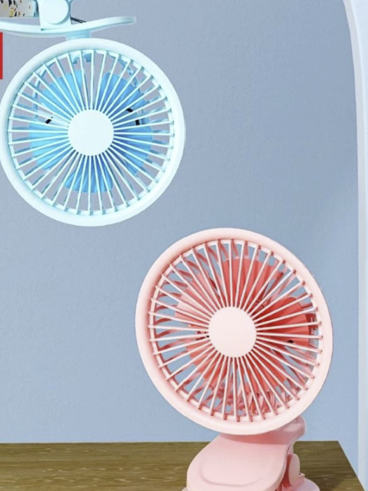 Jual KIPAS MINISO 1200 MINI CLIP ON FAN (PINK) | Shopee Indonesia