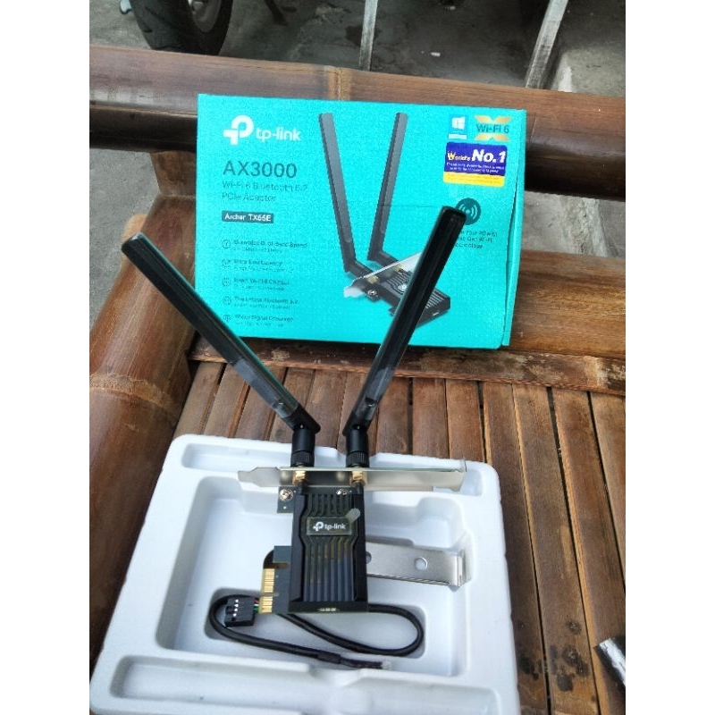 Jual Adaptor TP-LINK Archer TX55E AX3000 Wi-Fi 6 Bluetooth 5.2 PCIe ...