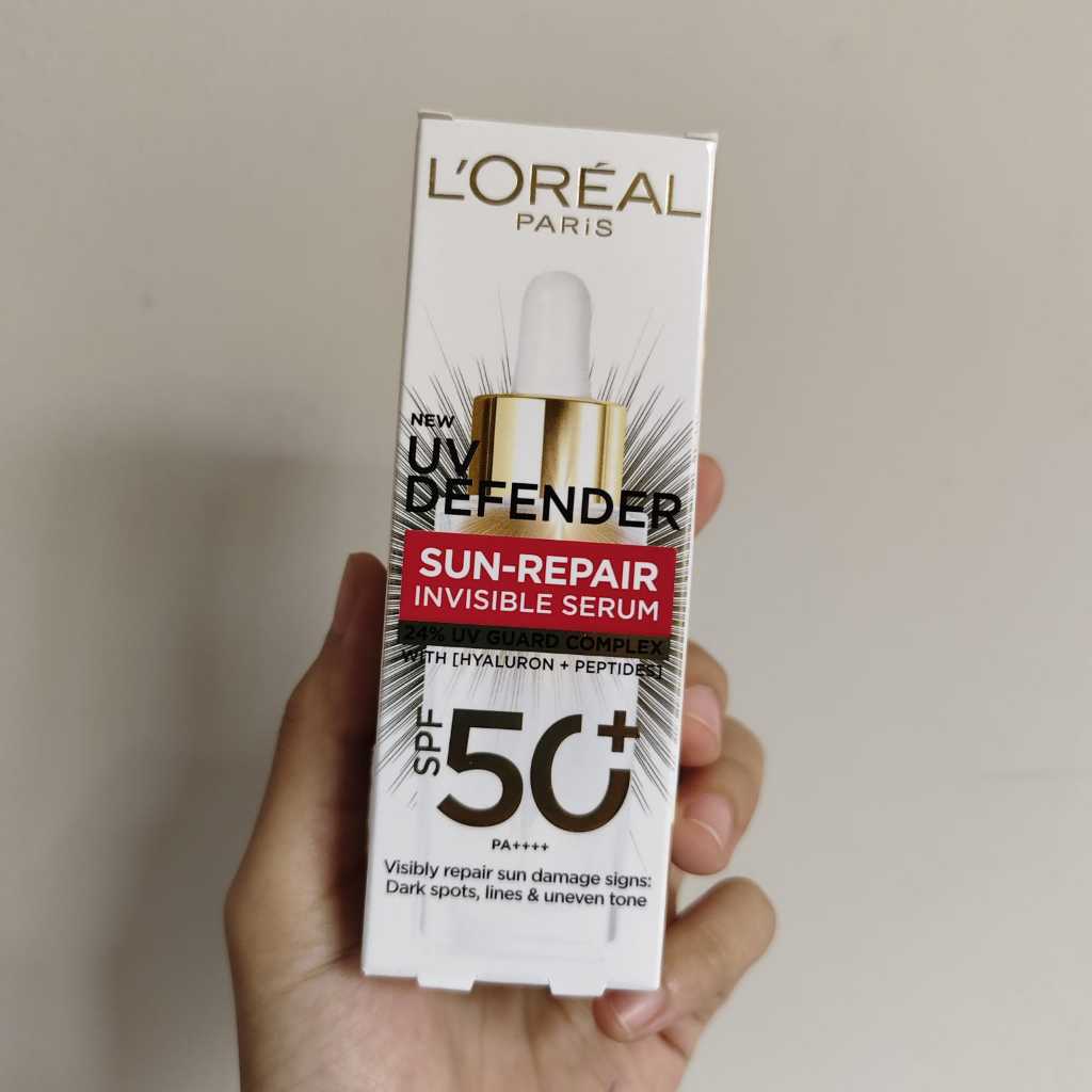 Jual Lor_eal PARIS UV Defender Sun-Repair Invisible Serum SPF 50+ PA ...
