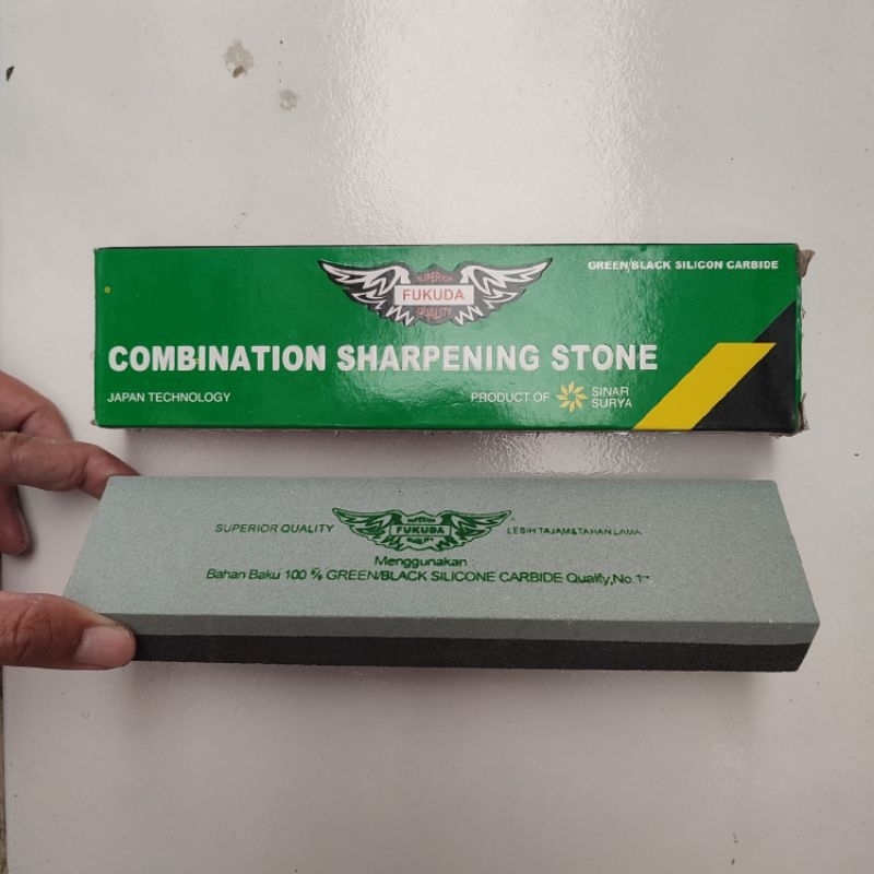 Jual Batu Gosok Asah 8 inch pengasah penajam tajam pisau kasar halus ...