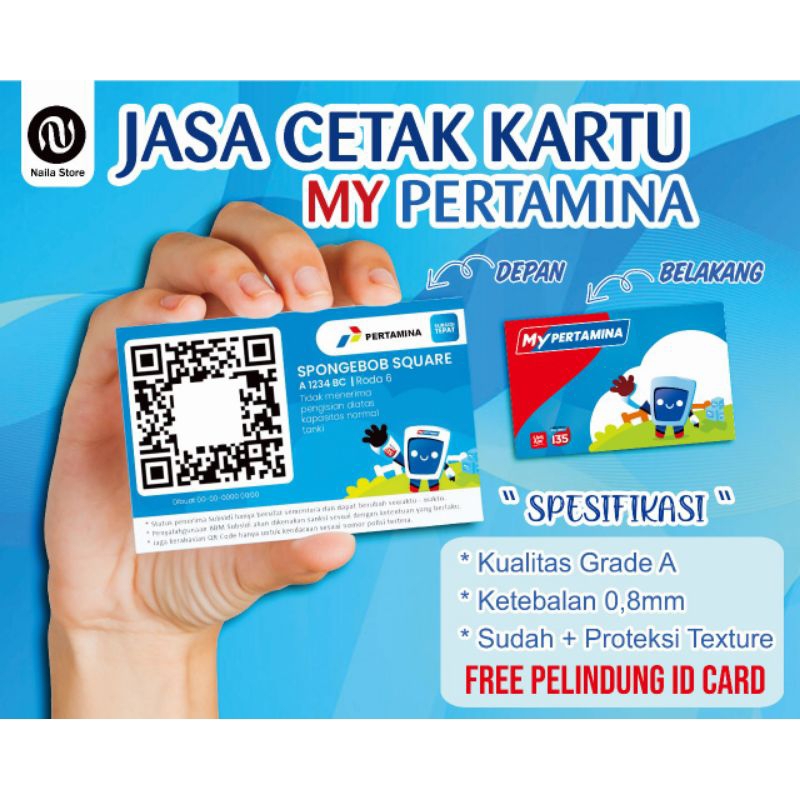 Jual Cetak Kartu My Pertamina | Shopee Indonesia