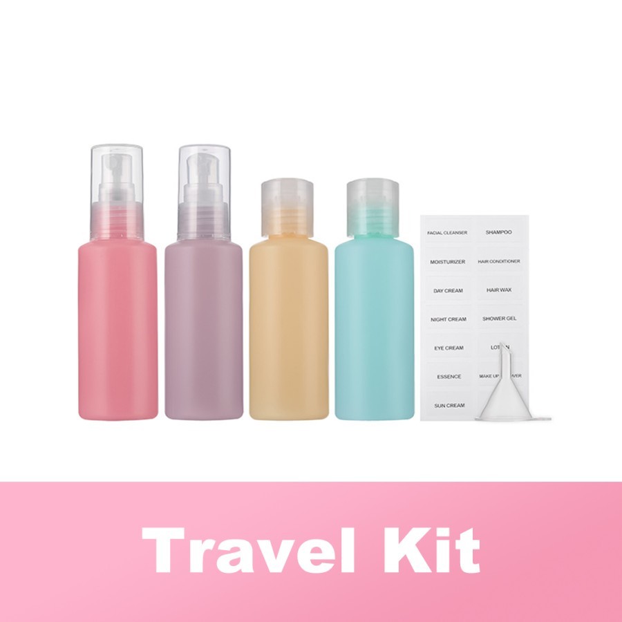 Jual Botol Spray Semprot Kosong Travel Kit Plastik Organizer 5 Pcs ...