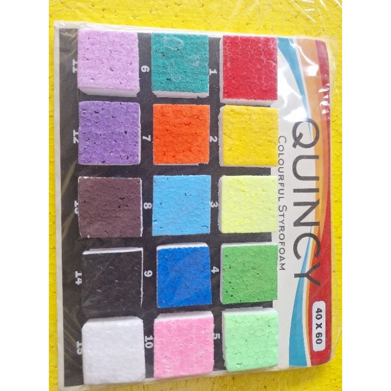 Jual 5 Lbr | Paket Styrofoam warna 40x60x1,5 cm sterofoam lembaran ATK ...