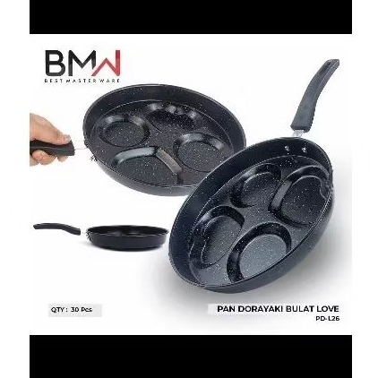 Jual Pan dorayaki Pan bulat dan love 4 lubang Kitchenware | Shopee ...