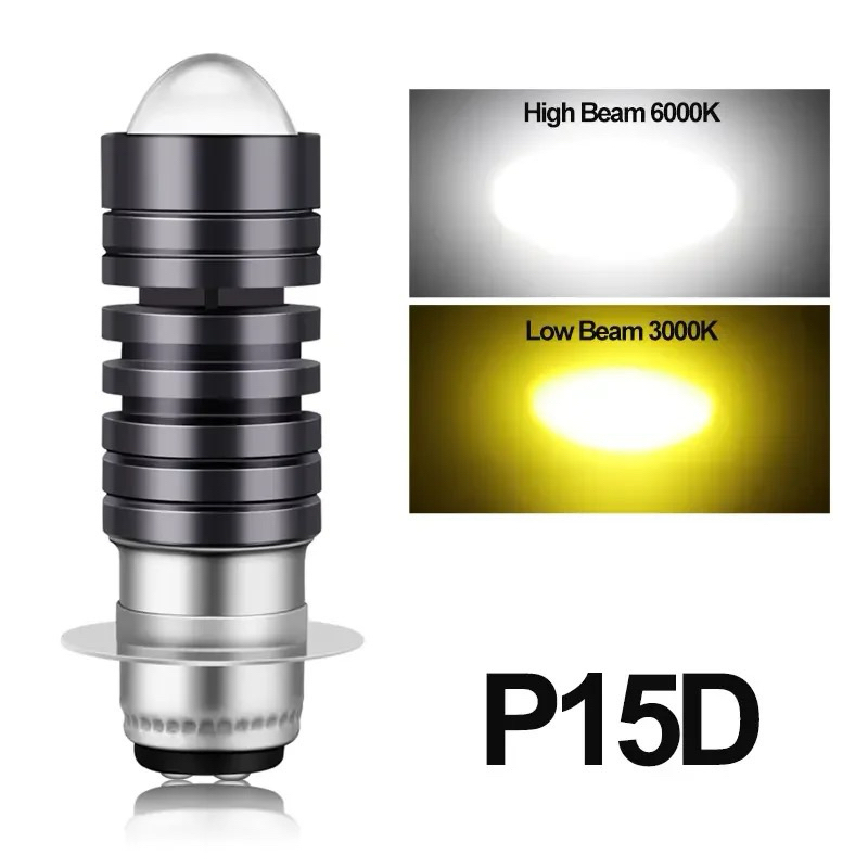Jual COD Lampu Utama LED Laser Gun Motor AC DC Lasergun Hi Lo 2 Warna ...
