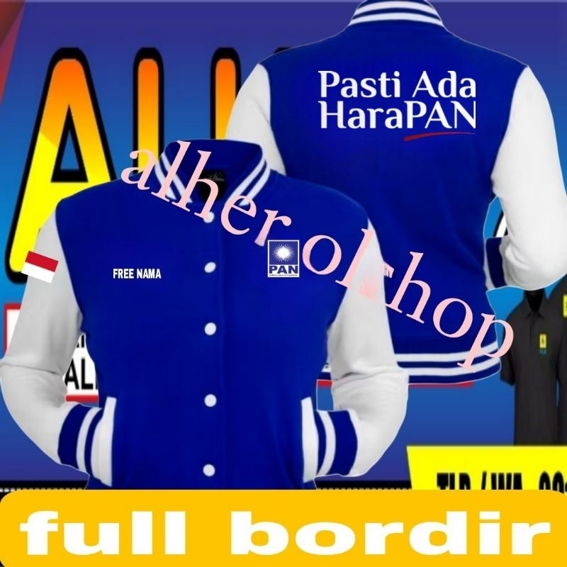 Jual Jaket bordir partai Pan jaket partai Pan jaket baseball pan jaket ...