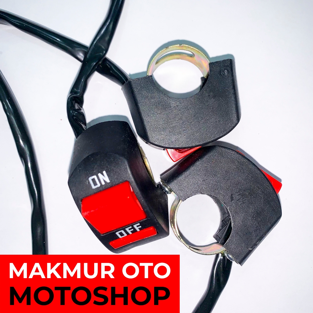 Jual Saklar Lampu Motor On Off Switch Universal Saklar Stang Motor 2 ...
