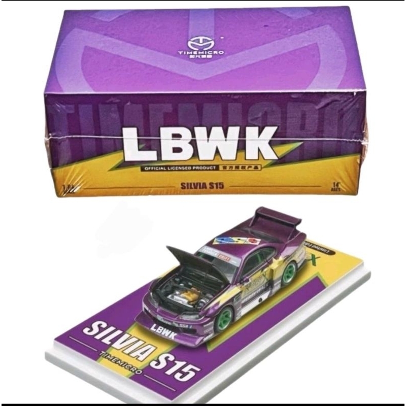 Jual Time micro Nissan Silvia S15 LBWK Formula drift japan Ungu Terong ...