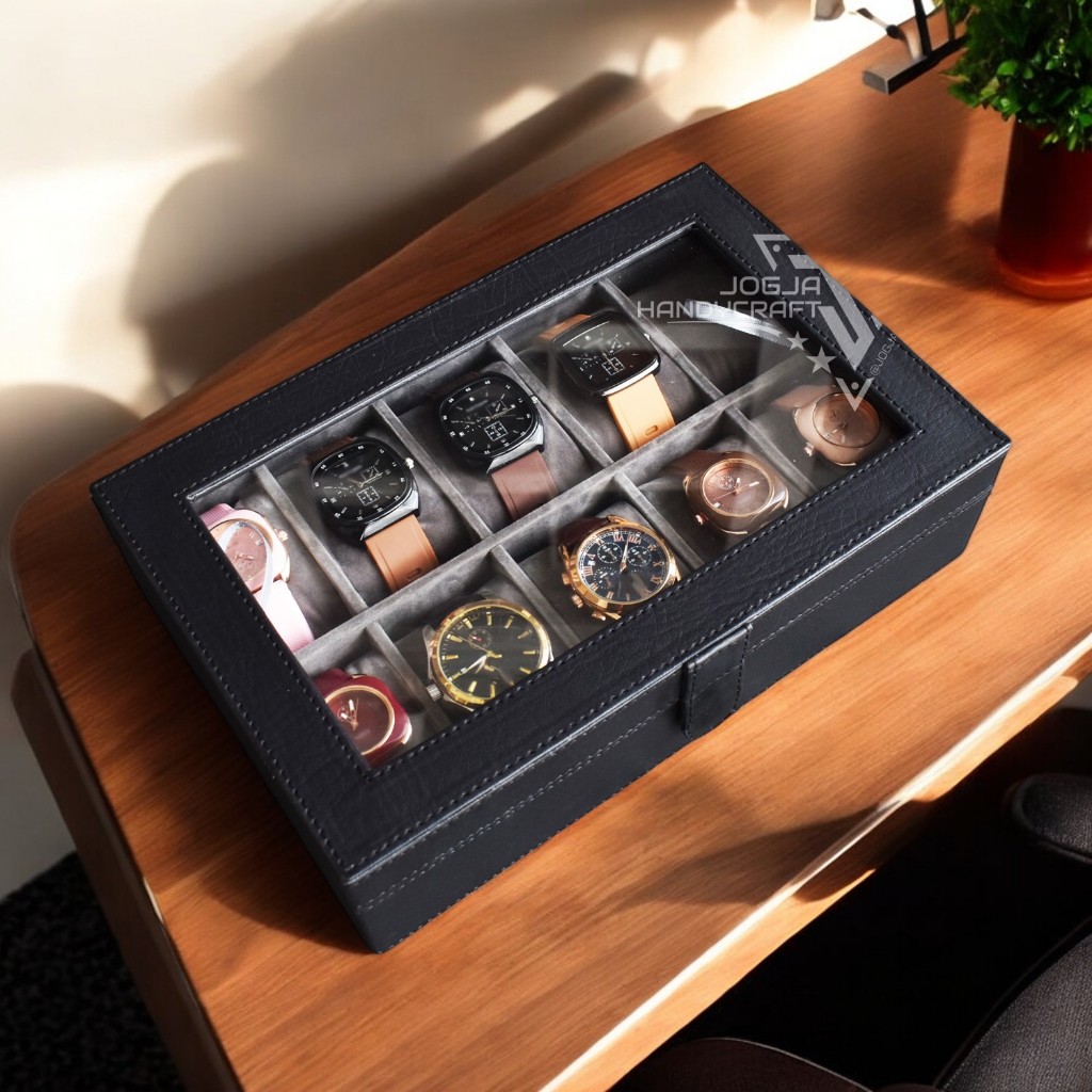 Jual (JUMBO) Kotak Tempat Jam Tangan Isi 10 Sport , Box Jam, Watch Box ...