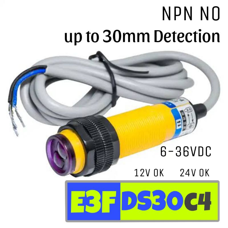 Jual sensor infra red avoidance obstacle proximity E3FDS30C4 deteksi ...