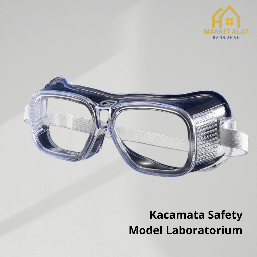 Jual Kaca mata Safety Laboratorium Model Bulat Lentur | Shopee Indonesia