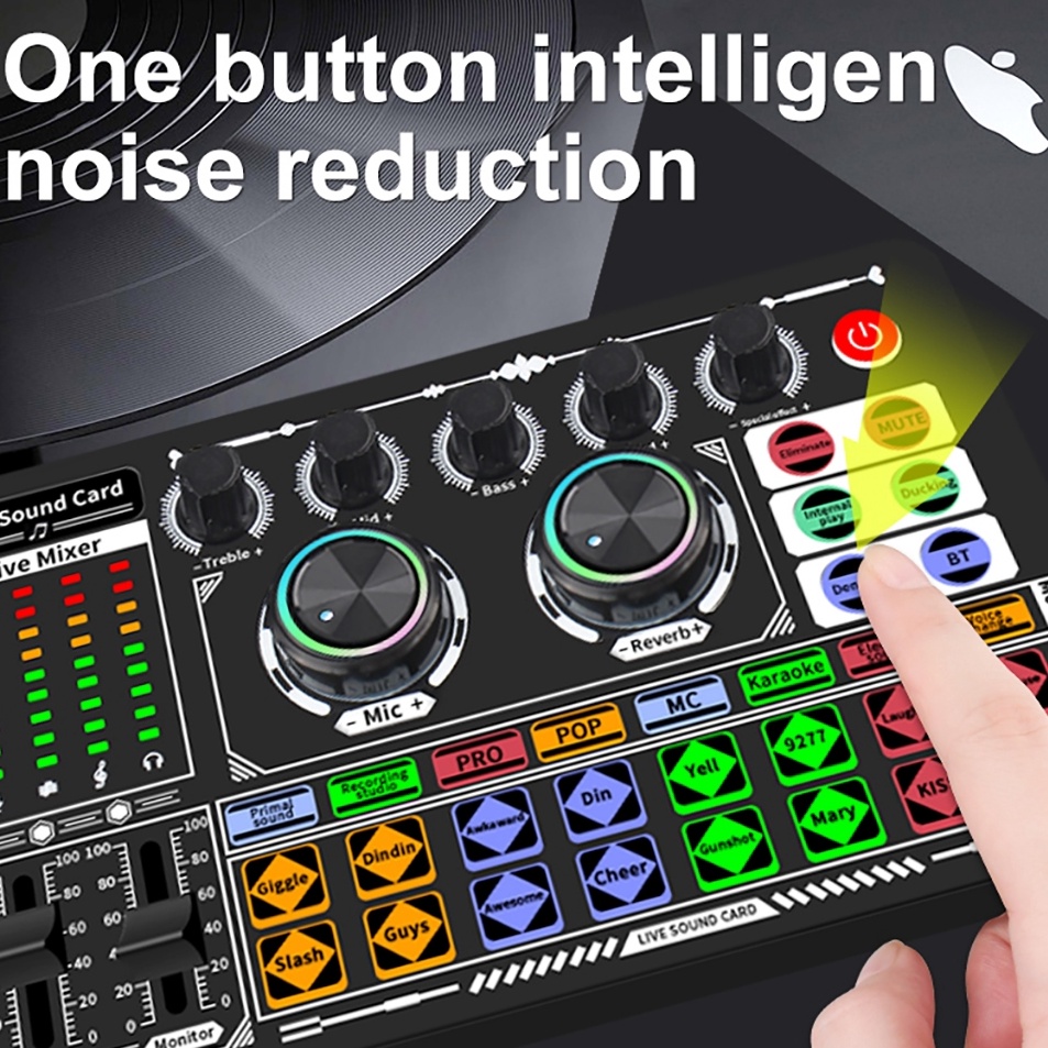 Jual Model Keren Gonew Mixer Bluetooth Soundcard F999 Audio kartu suara ...