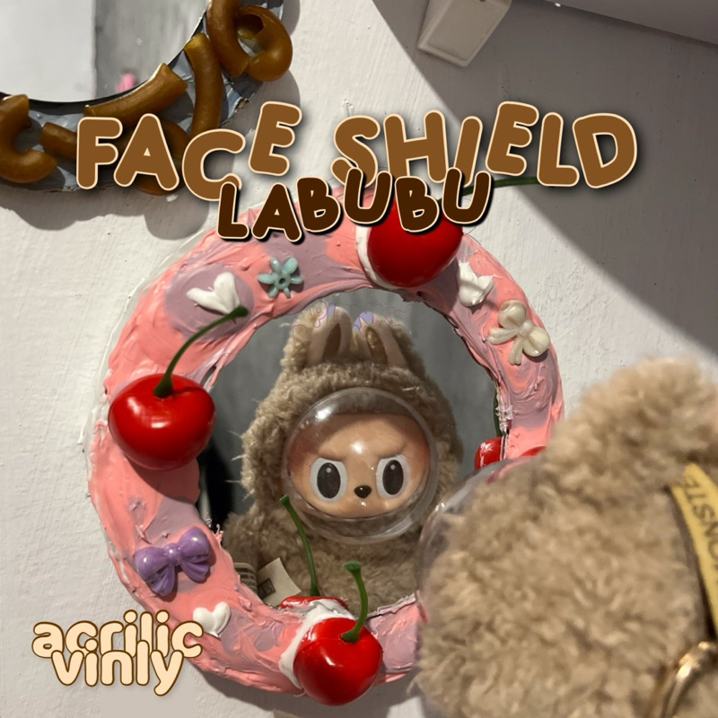 Jual [READY STOCK!] FACE SHIELD LABUBU ACRILIC (PELINGDUNG LABUBU ...